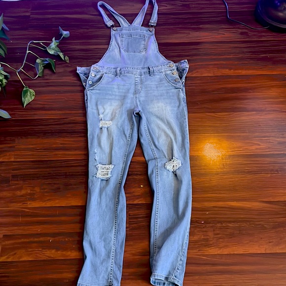 SO | Bottoms | Blue Childrens Overalls Size 6 In Girls | Poshmark